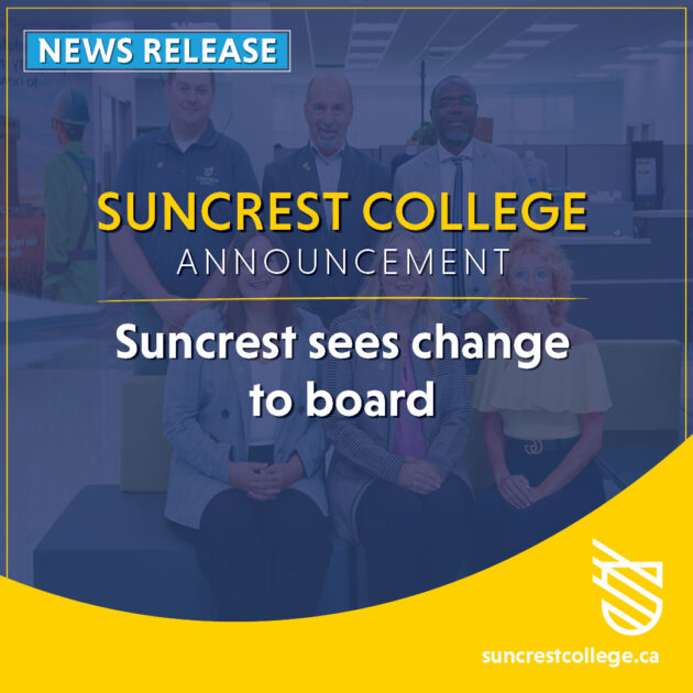 Suncrest College - Suncrest College sees change to board