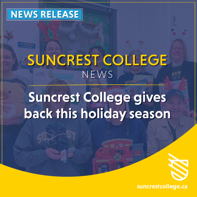 Suncrest College - Suncrest College gives back with 12 Days of ...